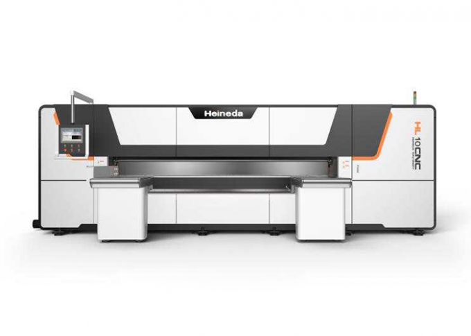 Heavy Duty CNC Circular Saw Machine 3300mm Width With 3 Feeding Servo Motor